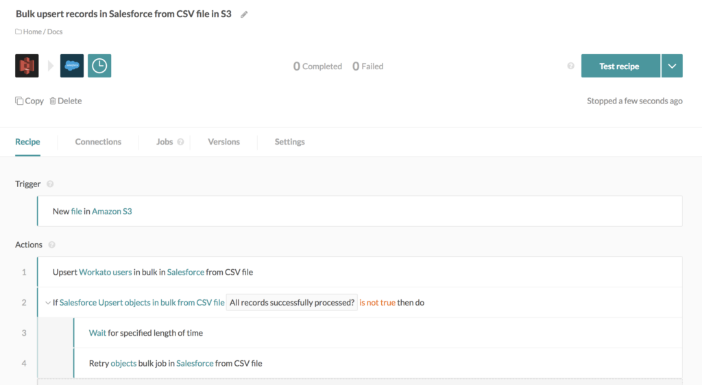 Announcing our Salesforce connector bulk actions | Workato Product Hub