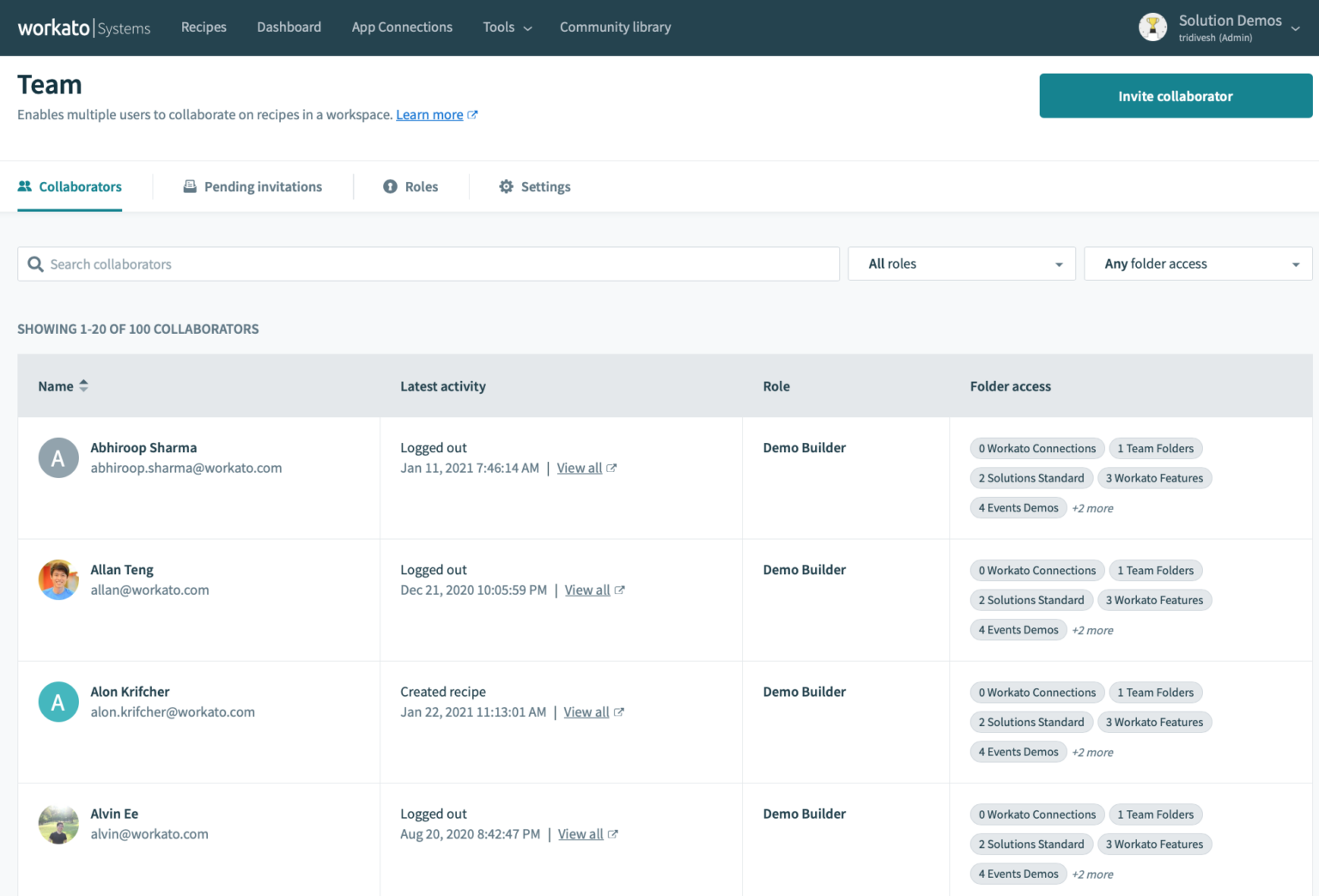 How to make collaboration at scale simple and secure in Workato