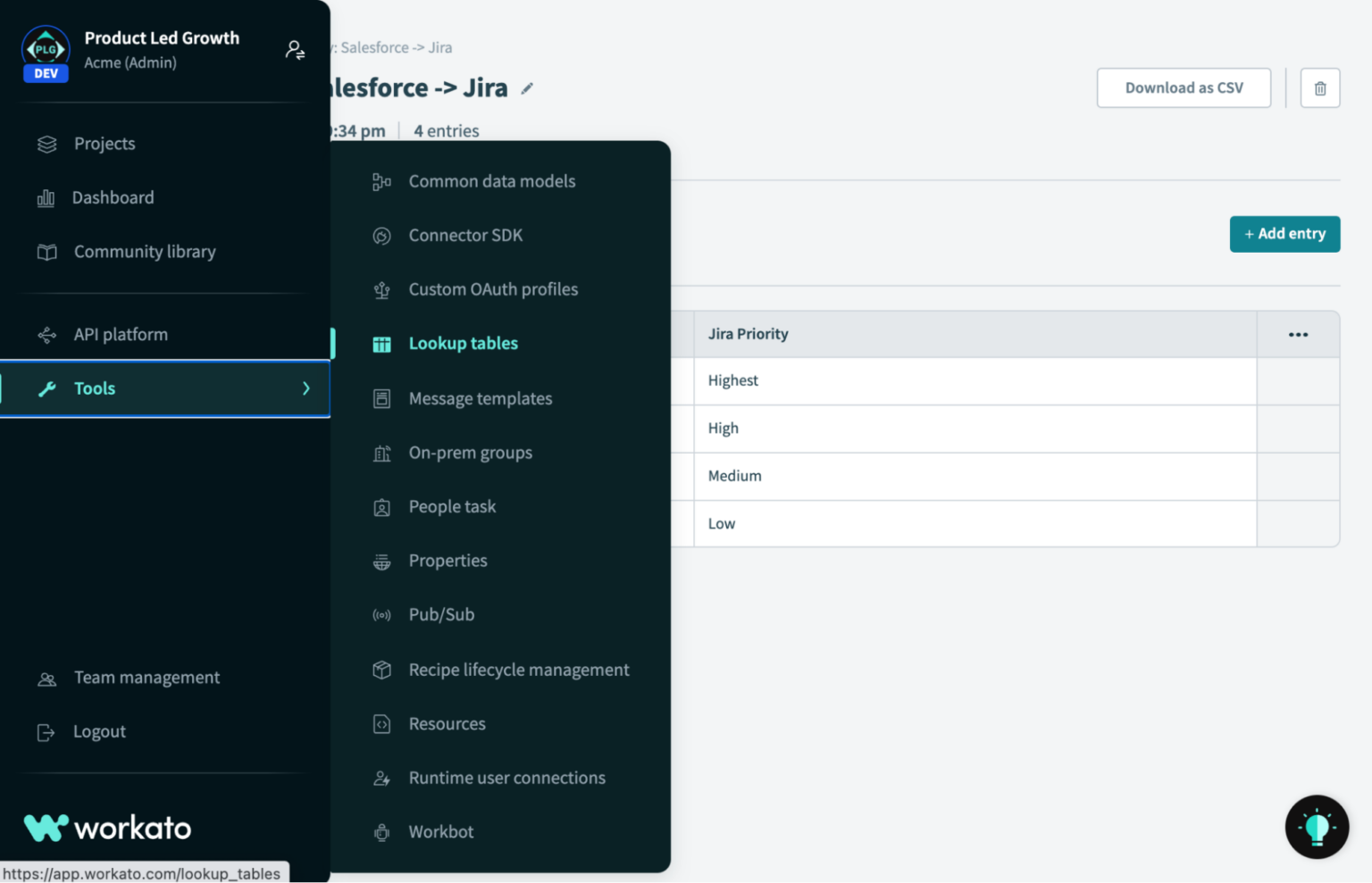 How To Use Lookup Tables For Data Transformation In Workato