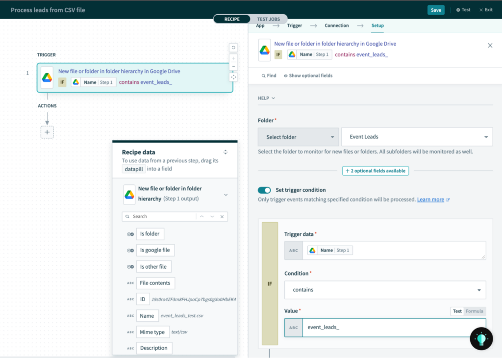 How To Automate Data Import From Csv Files Workato Product Hub