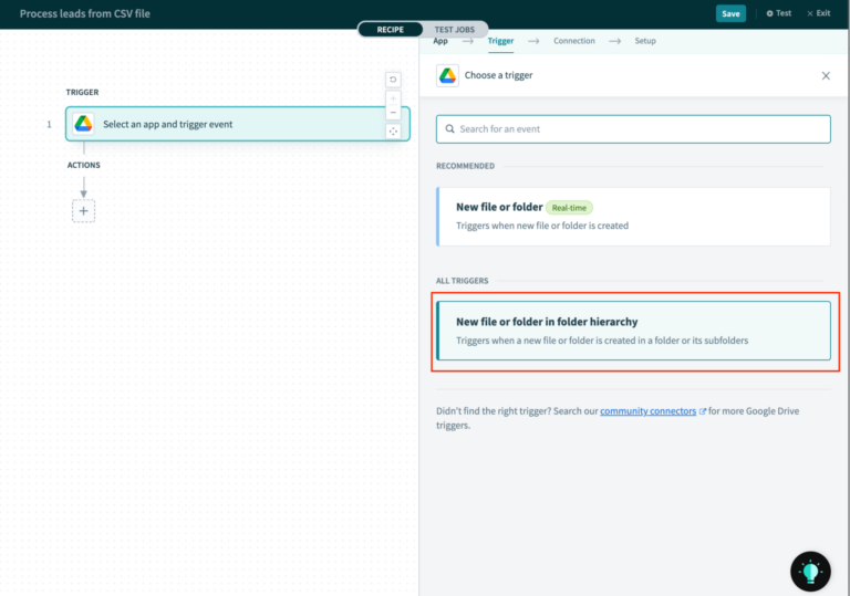 How to automate data import from CSV files | Workato Product Hub