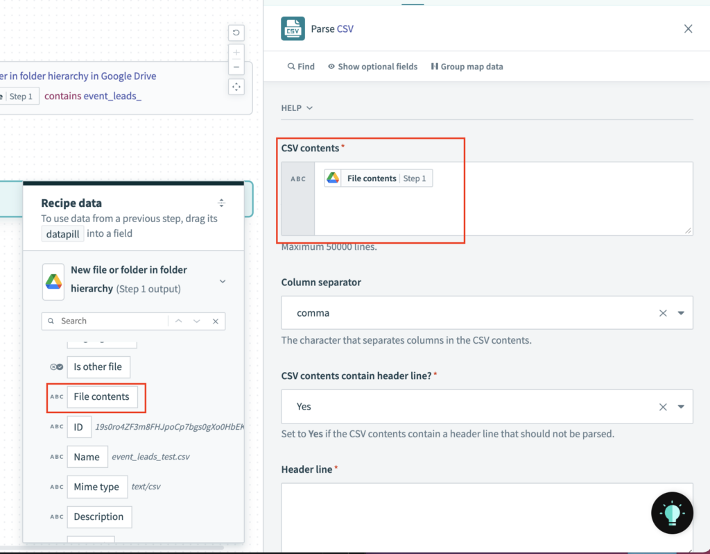 How to automate data import from CSV files | Workato Product Hub