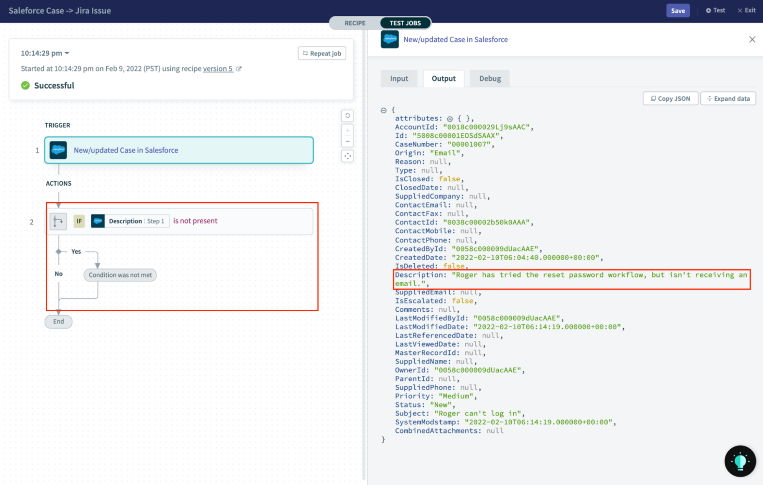 How to use IF and IF/ELSE conditions to control the flow of a recipe