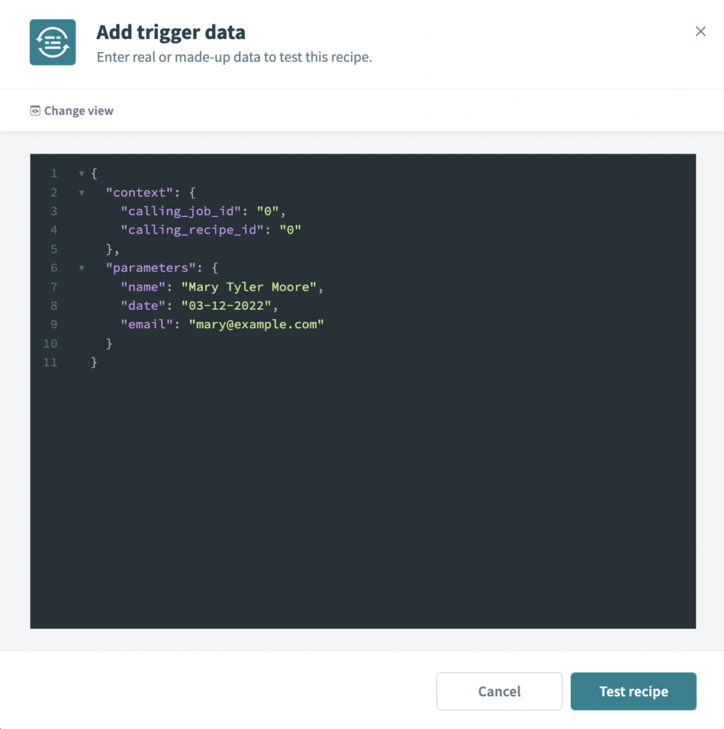 How to test recipe functions | Workato Product Hub