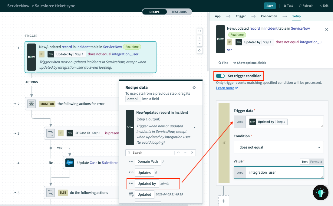 How to prevent infinite loops in bi-directional data syncs | Workato Product Hub