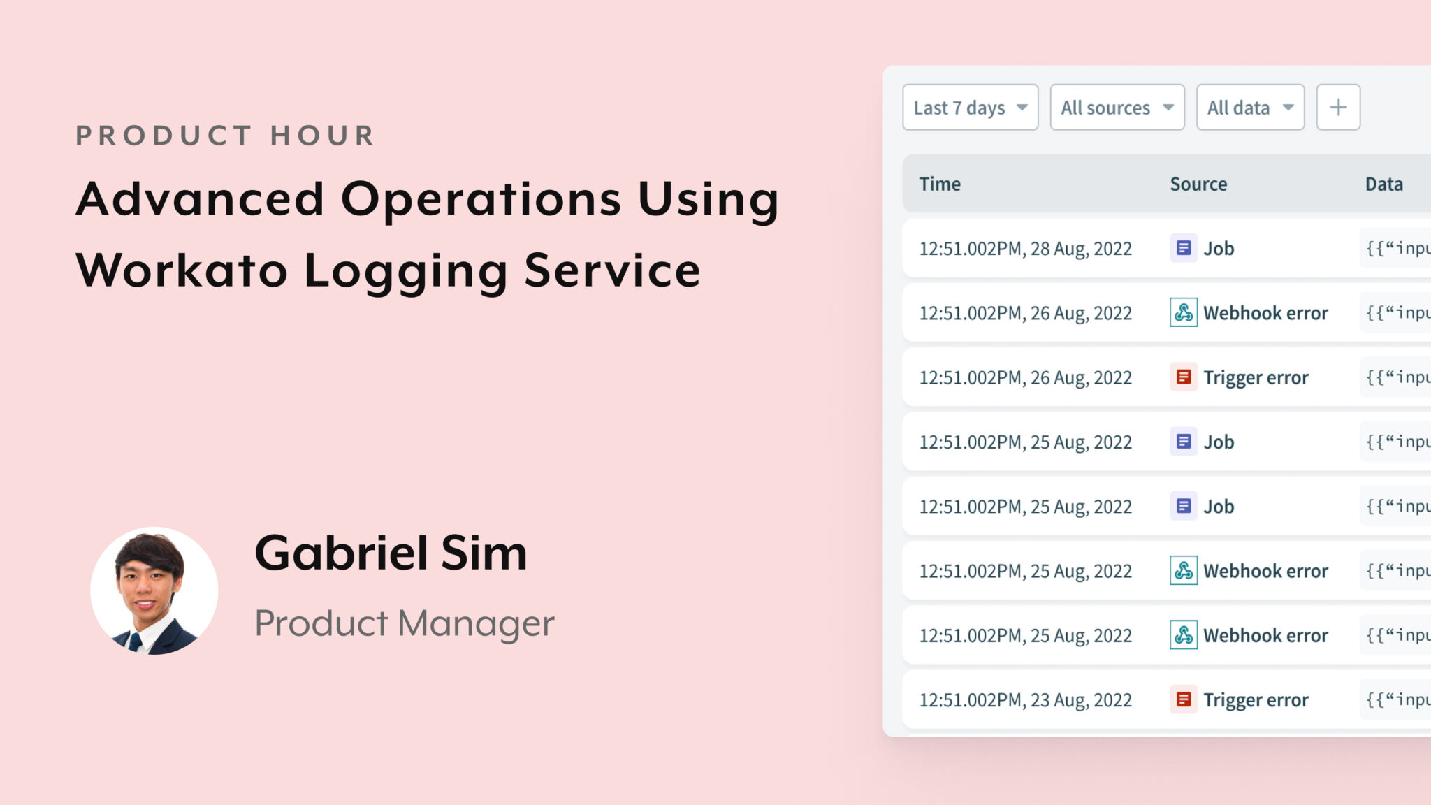 Advanced operations using Workato Logging Service | Workato Product Hub