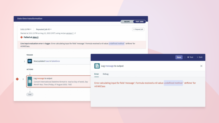 How to fix "Undefined Method" error in your recipe | Workato Product Hub