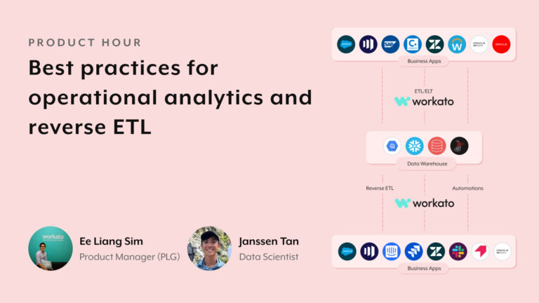 Best practices for operational analytics and reverse ETL | Workato Product Hub