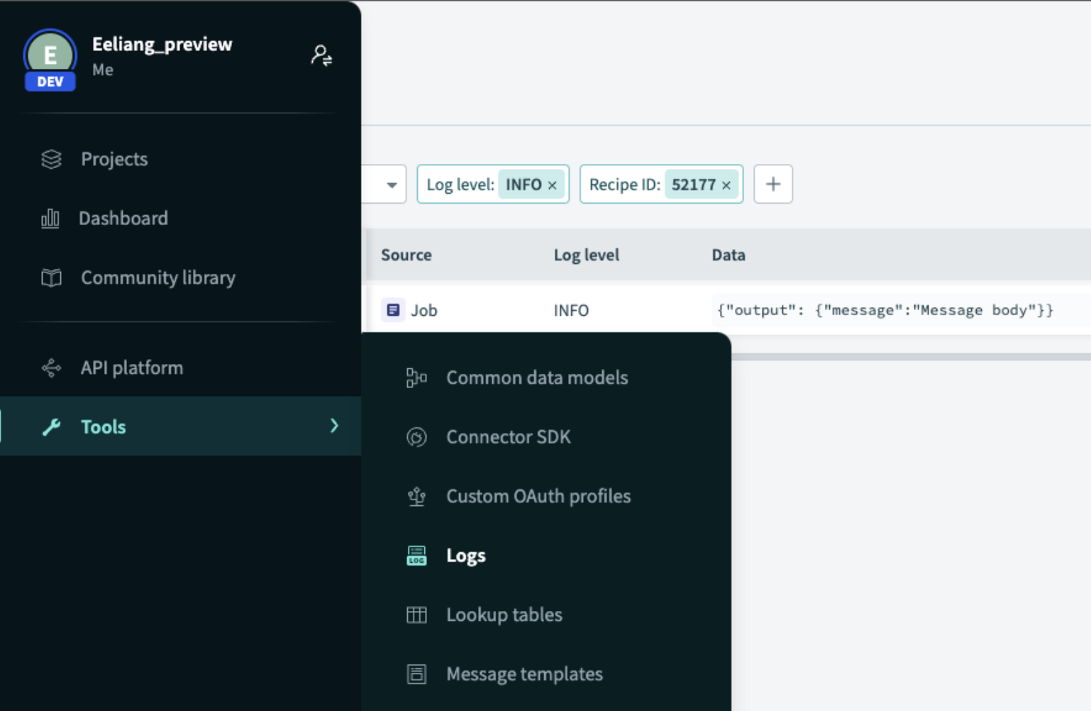 Workato Logging Service Audit And Troubleshoot Batch Processes Faster