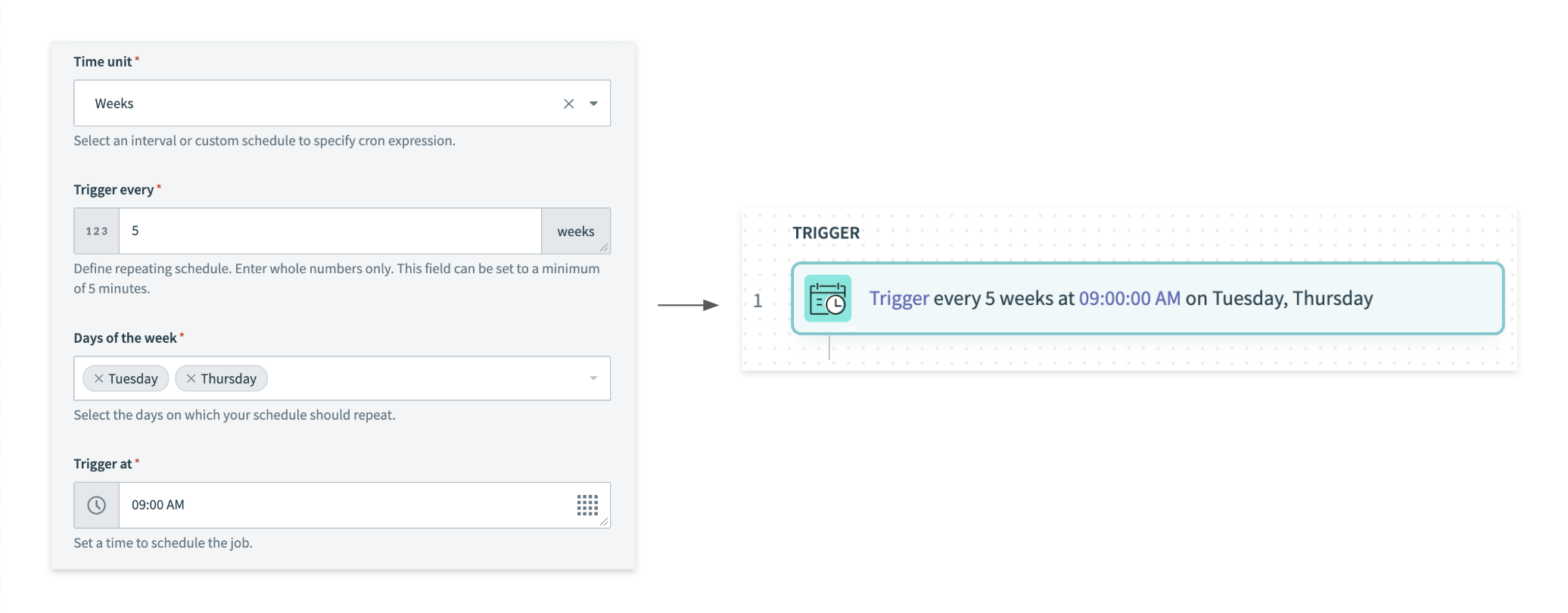Scheduler Trigger Kick Off Recipes To Run On Routine And Custom Schedules 9213