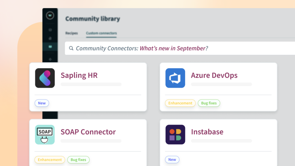 Community Connectors: What’s new in September
