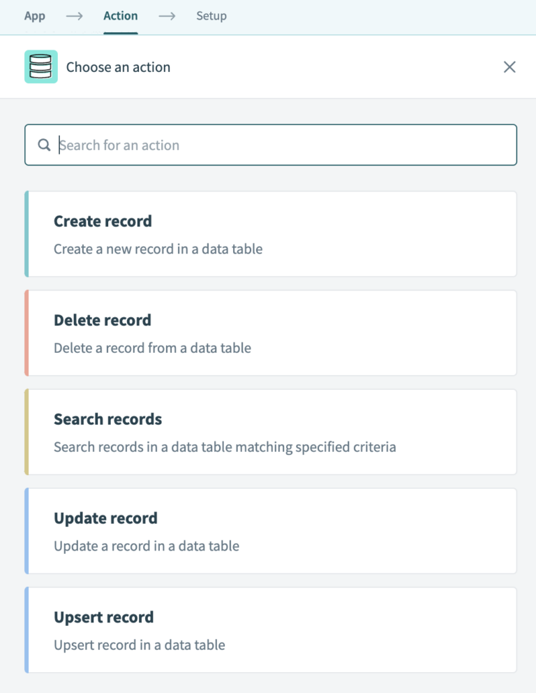 Workato Table Storage: Low code data storage for business applications | Workato Product Hub