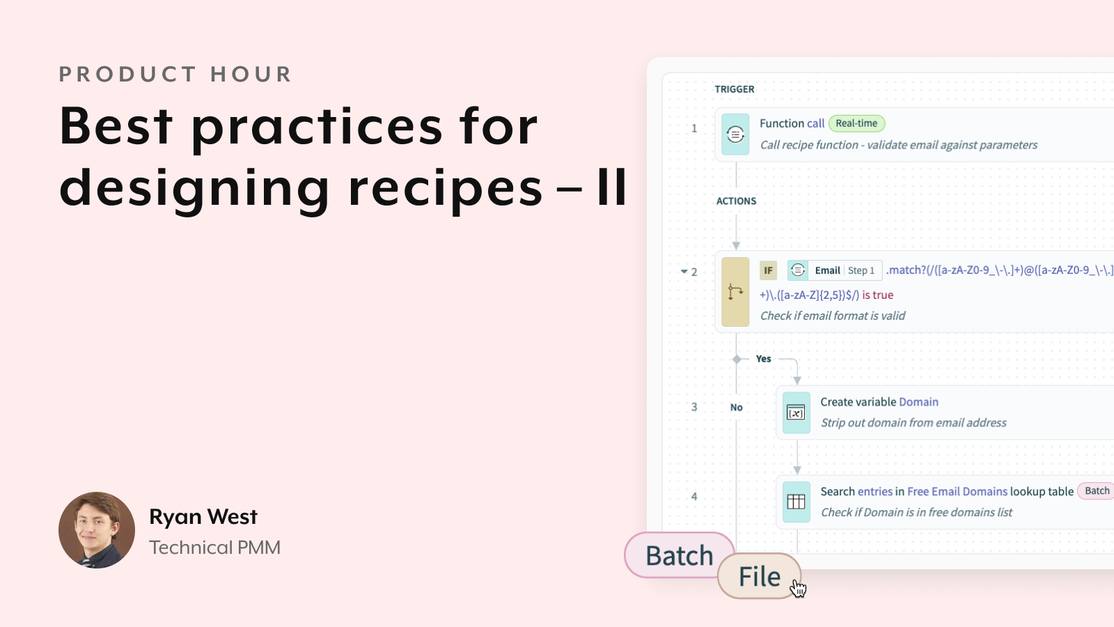 Best practices for designing recipes - II | Workato Product Hub