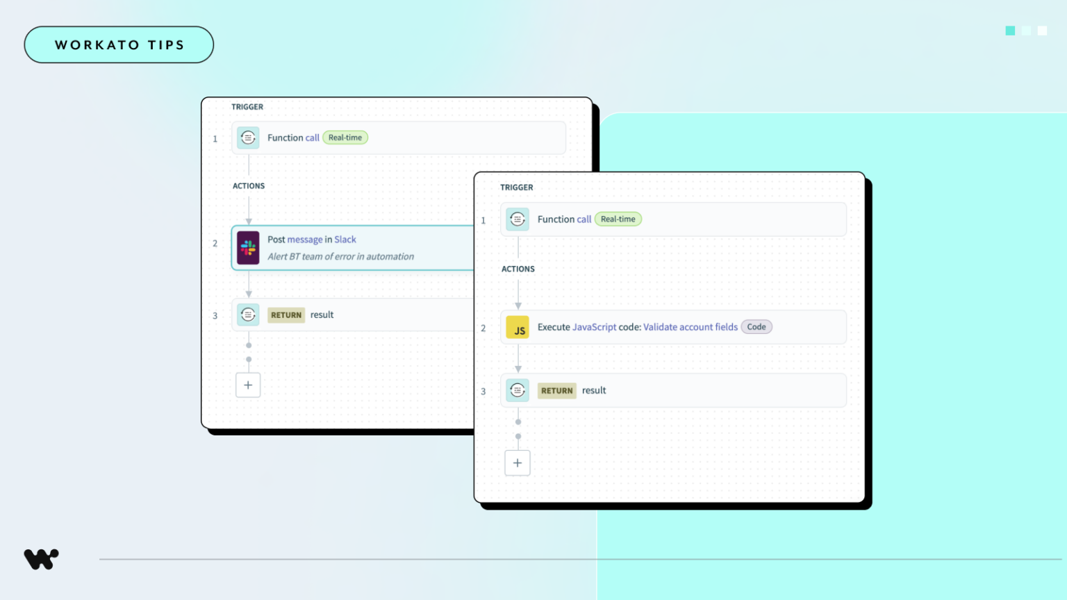 Workato Tip: Simplify recipes with modular recipe functions | Workato ...